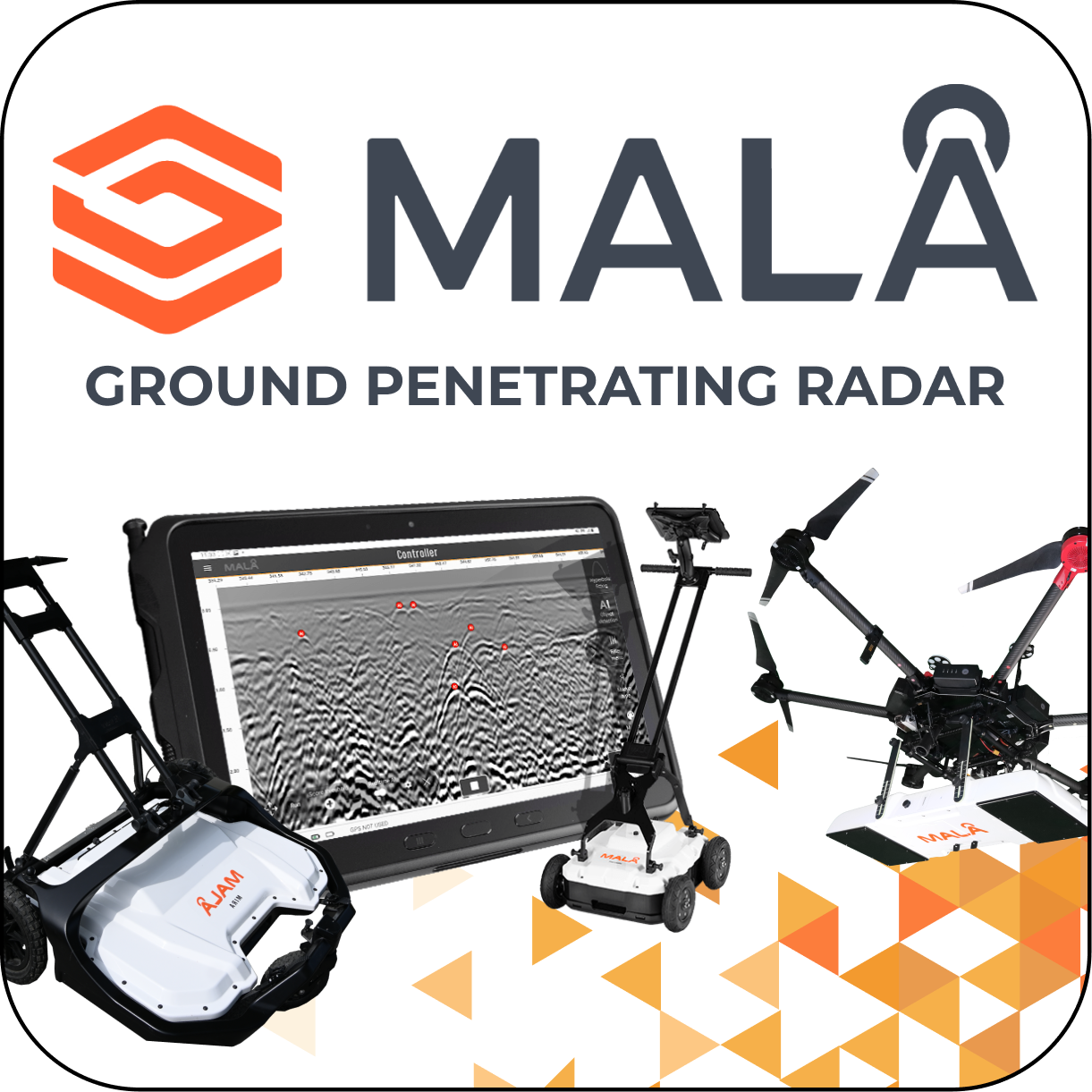 Géoradars MALA - Ground Penetrating Radar - Distributeur Officiel
